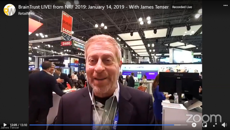 Tenser Delivers Report From NRF Floor on RetailWire LIVE!